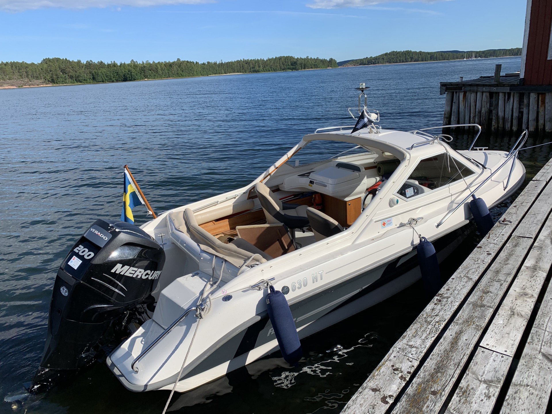 Flipper 630 HT med Mercury Verado 200 | Skipperi
